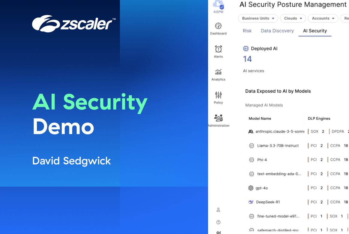 Zscaler AI Security Innovations Launch
